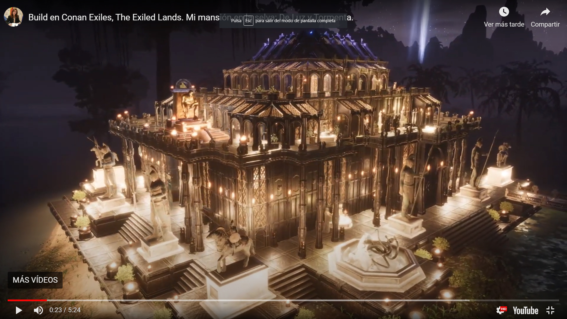Mis construcciones en Ark, Conan Exiles, y Rift. Por Mónica Cueto Liaño.