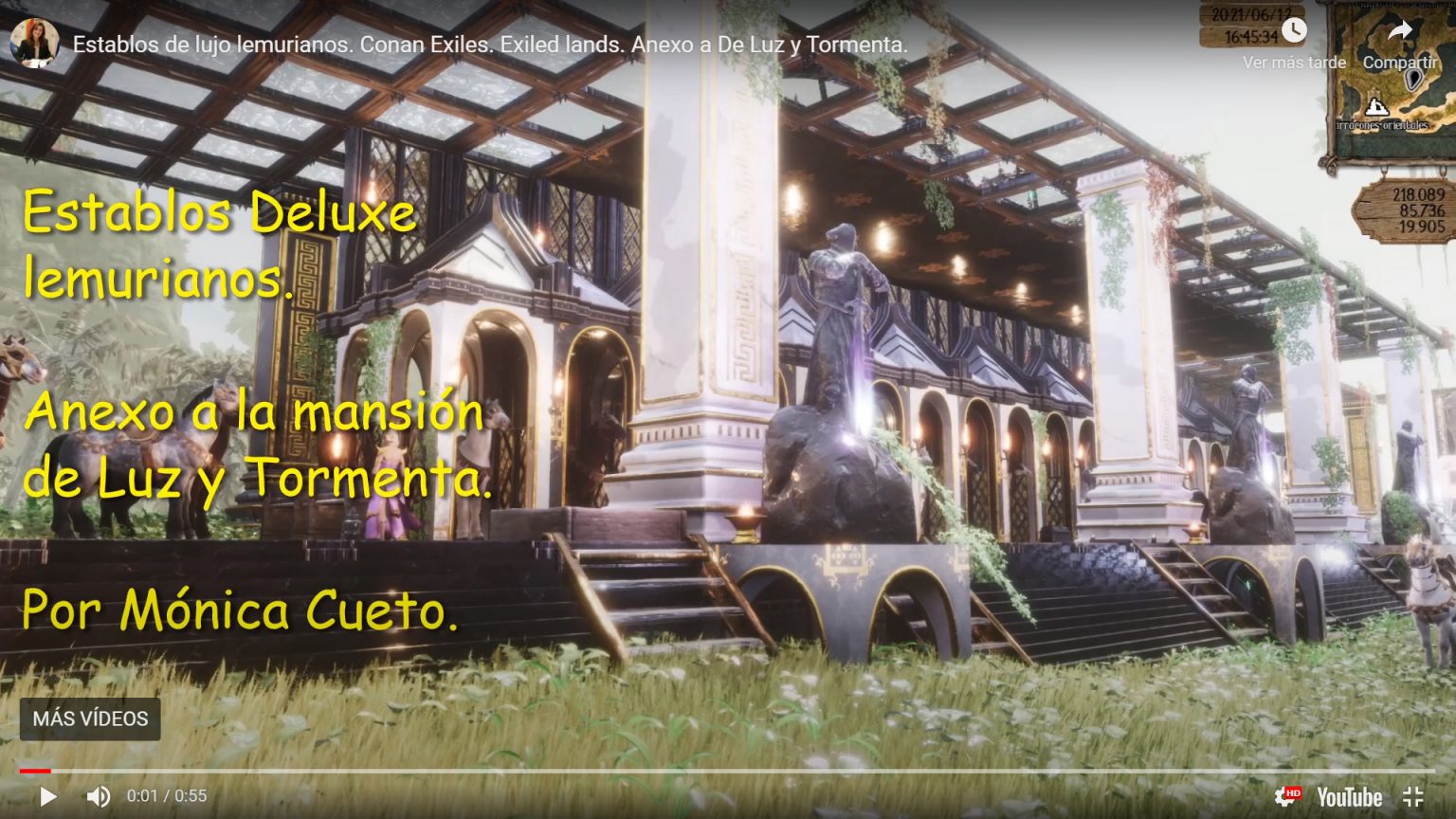 Mis construcciones en Ark, Conan Exiles, y Rift. Por Mónica Cueto Liaño.
